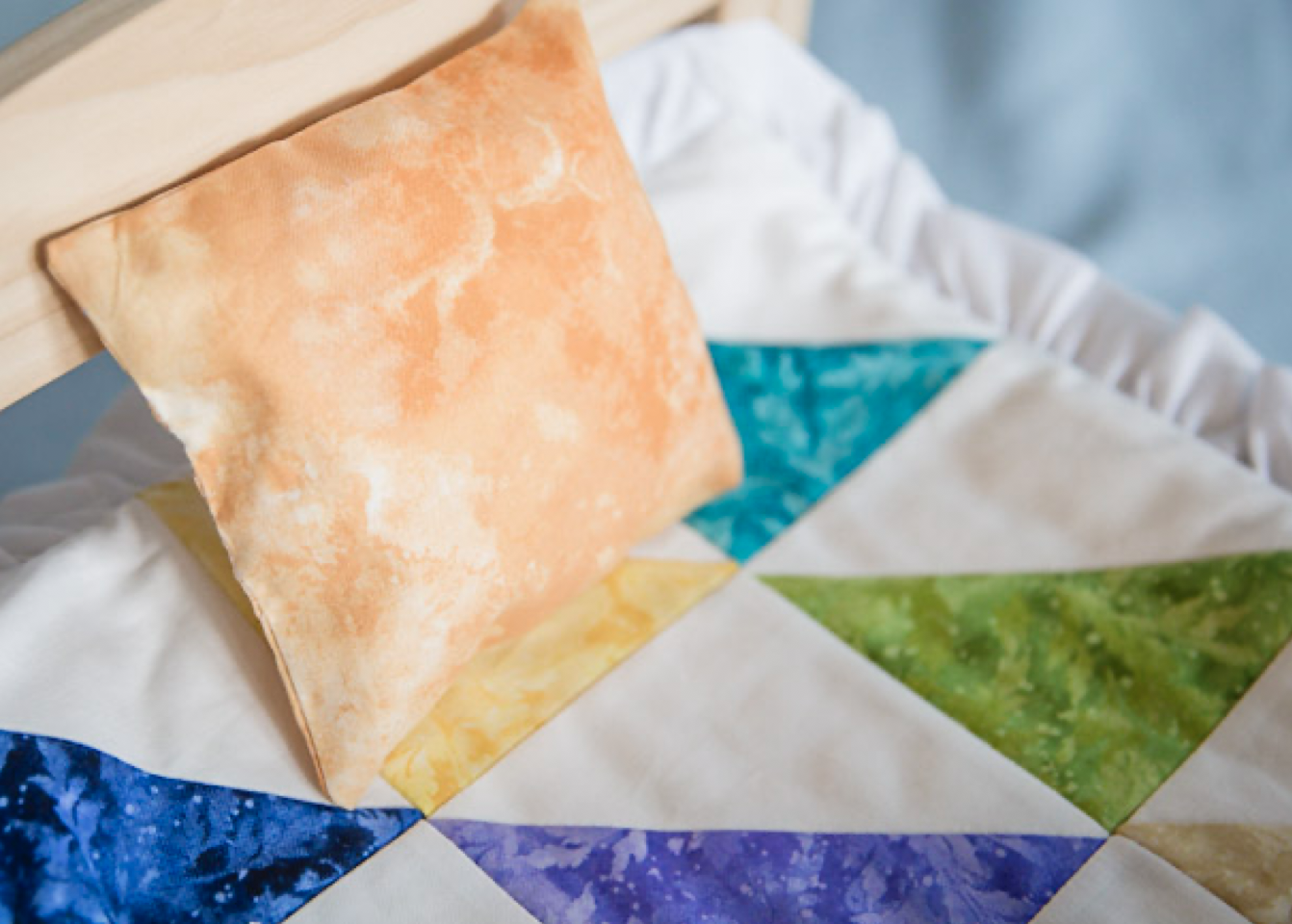 Rainbow Patchwork Quilt 3 - Studio CB Designs - Doll Quilts - www ...